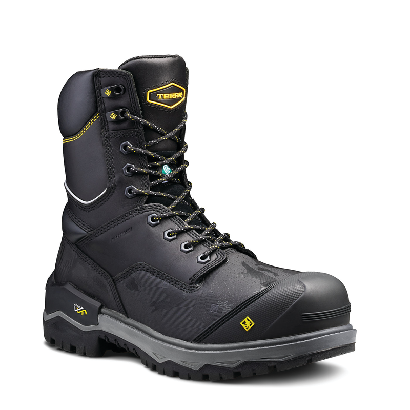 Men's Terra Gantry 8" Waterproof Nano Composite Toe Safety Work Boot