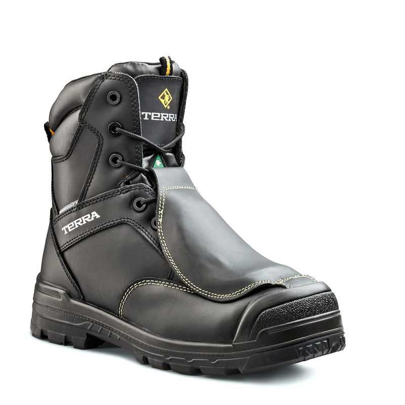 Men's Terra Barricade 8" Composite Toe Safety Work Boot with External ...