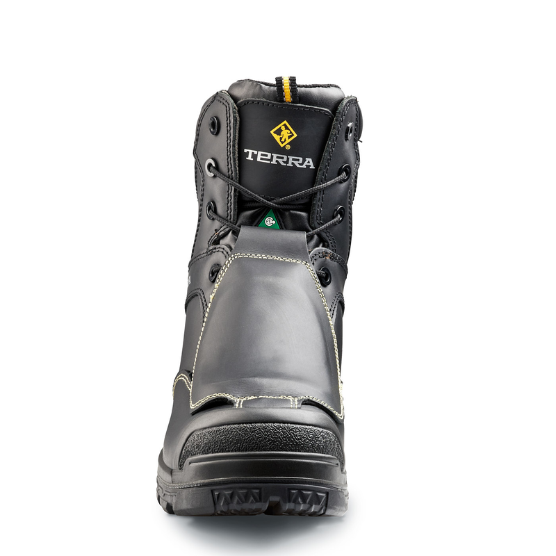 Men's Terra Barricade 8" Composite Toe Safety Work Boot with External ...